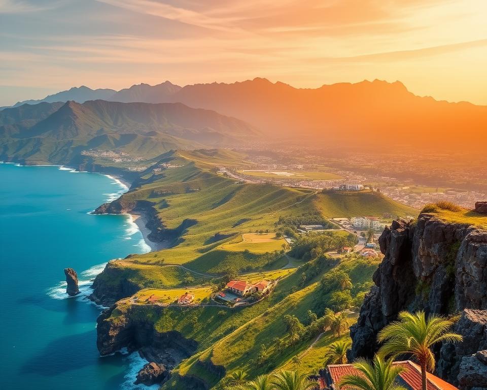 Spektakulärer Crane Viewpoint Madeira - Aussichtspunkt